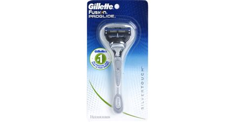 Gillette Fusion Proglide Silvertouch Razor For Sensitive Skin Notino