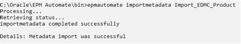 integrating dimension metadata from enterprise data management cloud