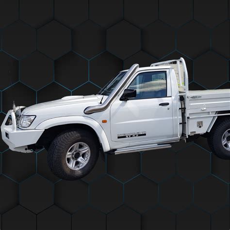 Nissan Patrol Gu 4 Stainless Steel Snorkel Kit Moonlight Stainless