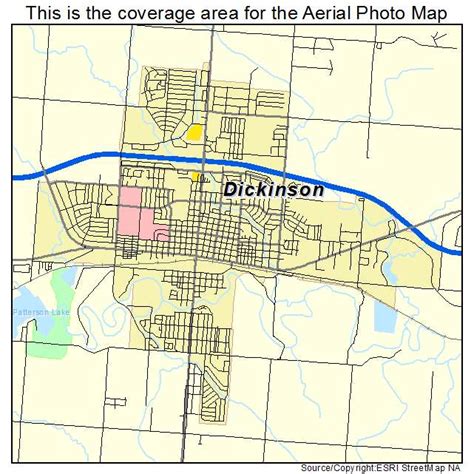 Aerial Photography Map Of Dickinson Nd North Dakota