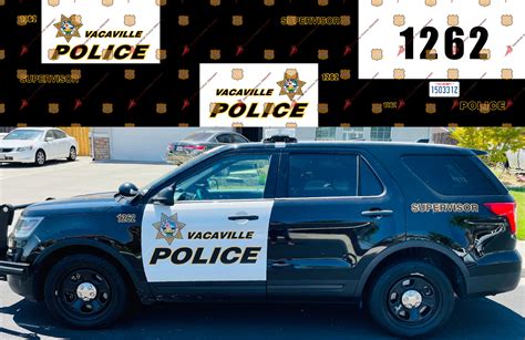 Vacaville Ca Police Department — Cardinal Police Diecast