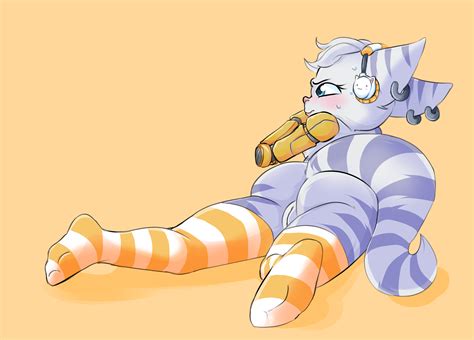 Rule 34 Absurd Res Anthro Ass Clothing Female Hi Res Legwear Lombax Lying Mammal Passy Plaksa