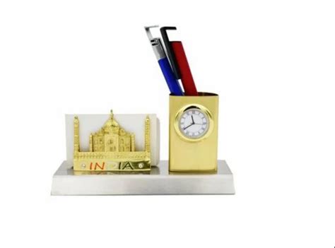 Table Clock Pen Stand With Taj Mahal At Rs 27999 In Rajkot Id 2855314160191