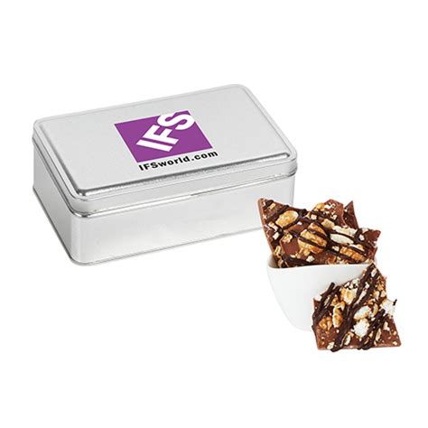 Chocolate Bark Rectangle T Tins Midnite Snax
