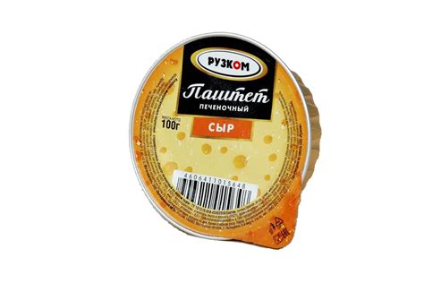 Паштет печеночный сыр 100г, Рузком купить оптом/в розницу по цене 35.7 ...