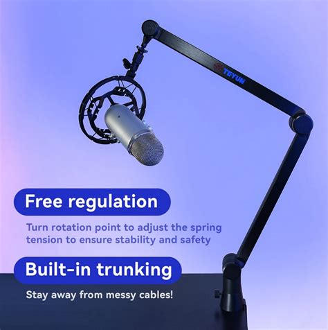 Стійка-пантограф для мікрофона кронштейн TEYUN NBA-6 для Blue Yeti ...