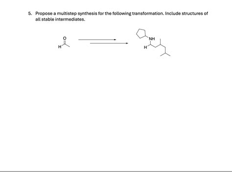 Solved Propose a multistep synthesis for the following | Chegg.com