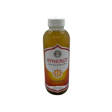 Gts Synergy Gingerade Kombucha 16 Fl Oz 16 Fl Oz Delivery Or Pickup Near Me Instacart