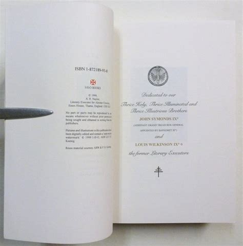 Oto Rituals And Sex Magick Aleister Crowley Theodor Reuss A R