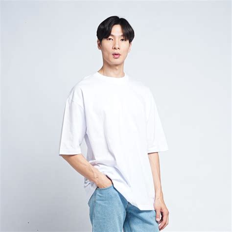 Jual Pollac T Shirt Oversized L Kaos Oversize Putih Unisex Pria Dan