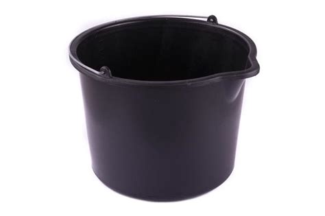 Vědro stavební 12L plast s výlevkou