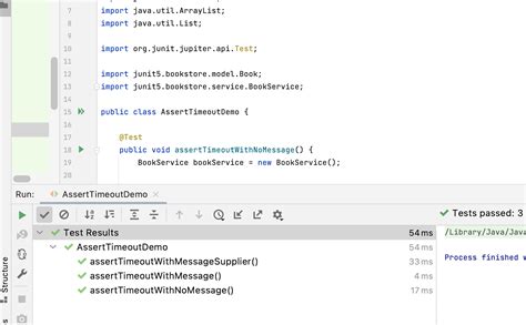 Junit Asserttimeout Example