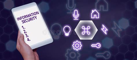 Text Showing Inspiration Information Security Concept Meaning Infosec Preventing Unauthorized