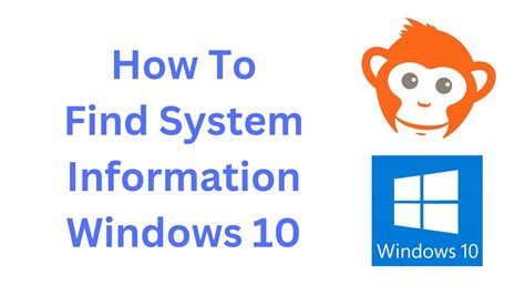 How To Find Computer System Information Specifications Youtube