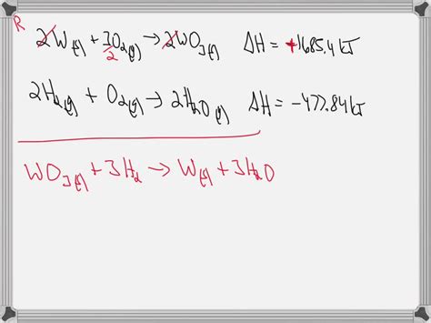 Solved Use Hess S Law To Calculate The Enthalpy Change For The