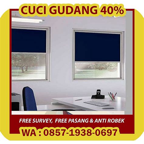 Roller Blind Roller Blind Shin Ichi Deluxe Seri 16 • Harga Jual