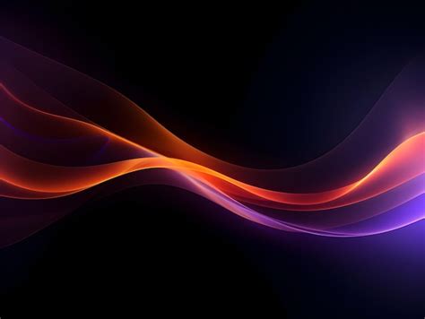 Premium Photo Dark Abstract Curve And Wavy Background With Gradient