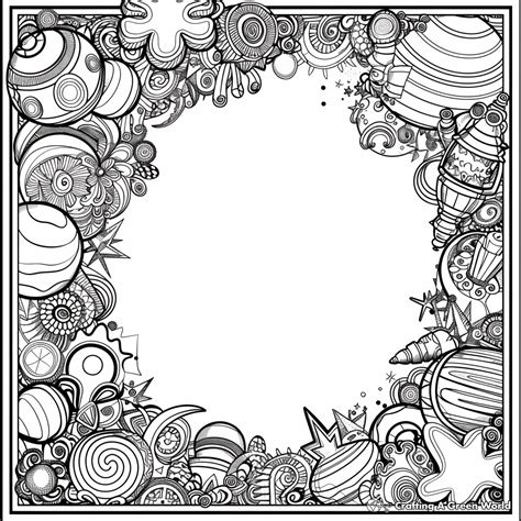 Border Coloring Pages Free And Printable
