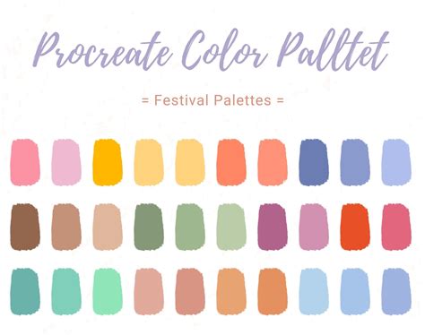Procreate Color Palette Photo