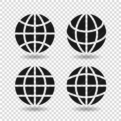 Premium Vector World Set International Earth Globe Icon Vector