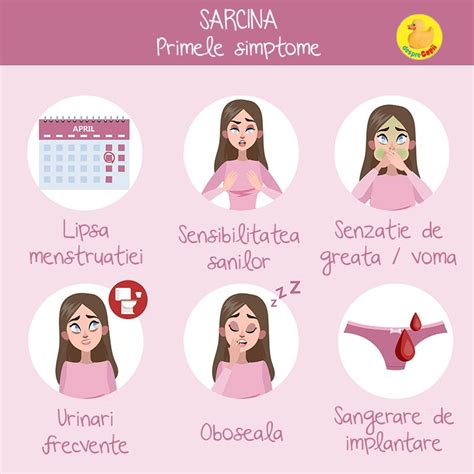 Simptomele sarcinii Descoperă secretele primelor transformări ale corpului în drumul la cap