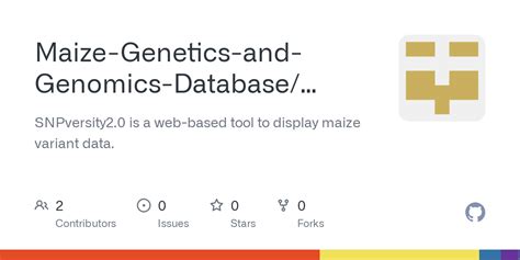 Github Maize Genetics And Genomics Database Snpversity2 0 Snpversity2 0 Is A Web Based Tool
