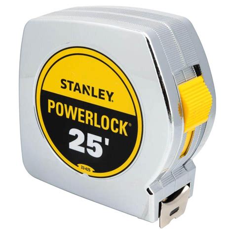 Stanley 25 Ft Powerlock Tape Measure 33 425d The Home Depot