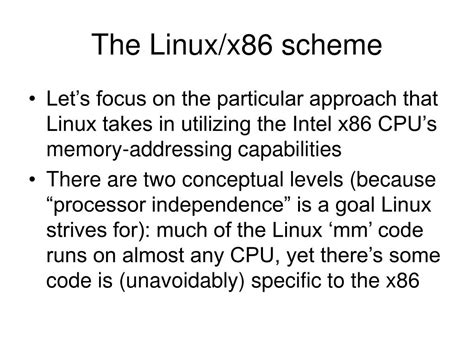 PPT Linux Memory Management PowerPoint Presentation Free Download ID