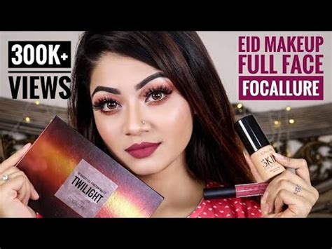 FOCALLURE One Brand Makeup Tutorial And REVIEW EID MAKEUP Tutorial