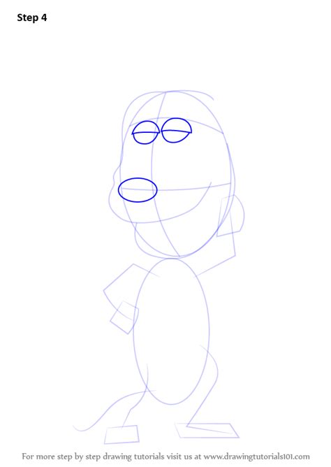 How To Draw Pip From Back At The Barnyard Back At The Barnyard Step