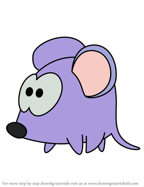 How To Draw Mouse From Om Nom Stories Om Nom Stories Step By Step DrawingTutorials Com