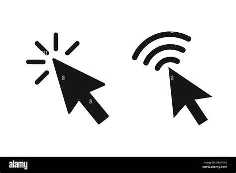 Cursor Icon Set Pointer Symbols For Web Design Ui Elements Vector Graphic Stock Vector Image