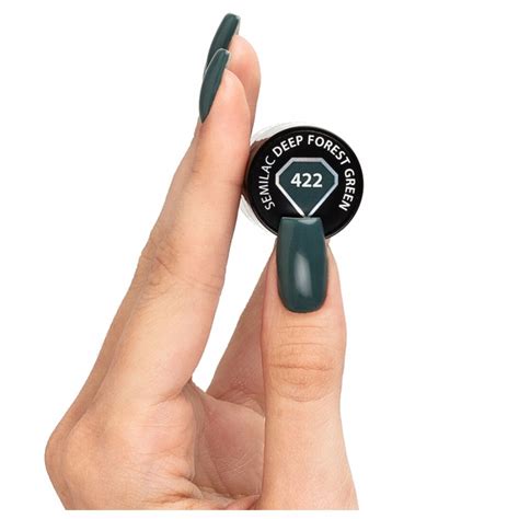 SEMILAC LAKIER HYBRYDOWY 422 DEEP FOREST GREEN 7ml 13501809481 Allegro Pl