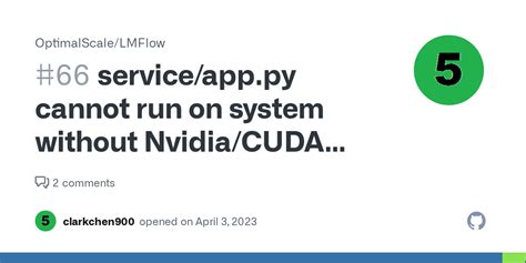 Serviceapppy Cannot Run On System Without Nvidiacuda Libary · Issue