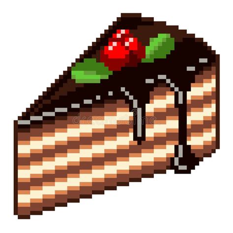 Gateau Pixel Art