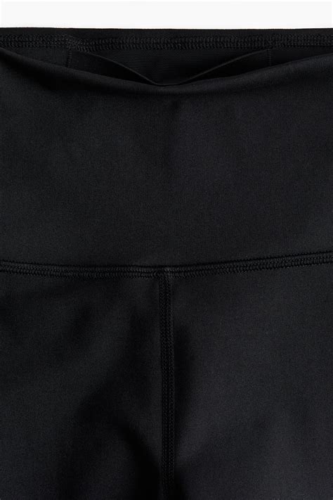 Pocket Detail Sports Leggings With Drymove™ Black Ladies Handm Gb