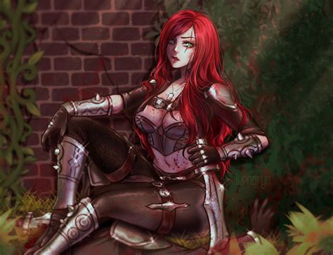 閒聊 同人圖分享 不祥之刃 卡特蓮娜 Katarina 看板 Lol 批踢踢實業坊