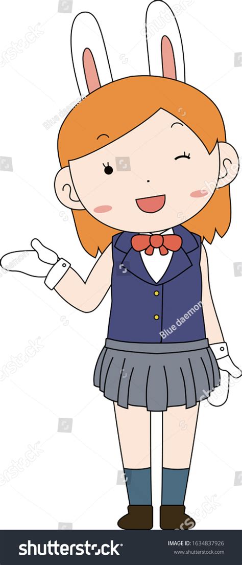 This Illustration Cosplayer Girl Sailor Suit Stock Vector Royalty Free