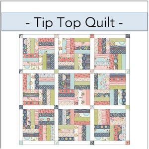 Rail Fence Pattern Lap Quilt Pattern PDF Baby Quilt Pattern Beginner