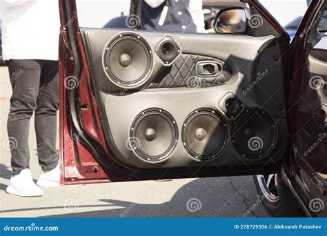 Car Audio System Installation Of Acoustics In The Car Stock Photo Image Of Technology