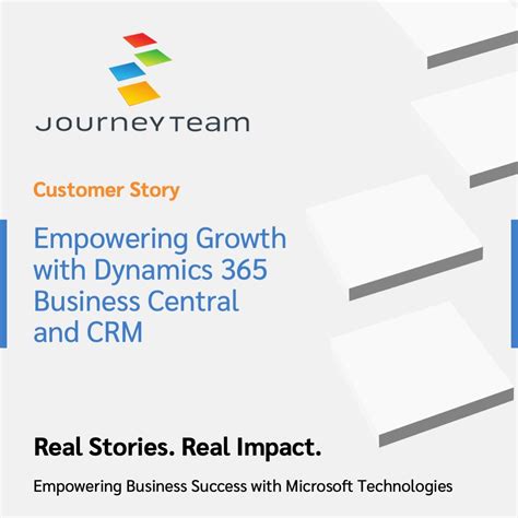 📈driving Growth With Dynamics 365 Business Central And Crm📈 Journeyteam