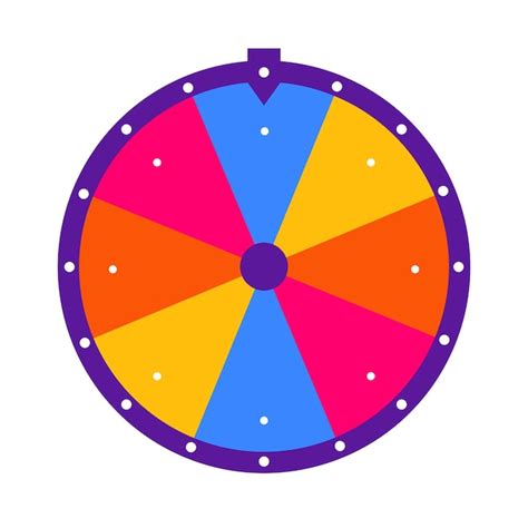 Fondo de la rueda de la fortuna Ilustración de la ruleta de la suerte
