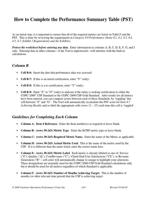 Copc 2000 4 0 How To Complete The Electronic Pst Pdf Business Computing