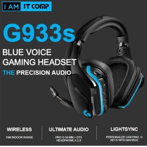 Logitech G933s Wireless 7.1 Surround Sound Lightsync Gaming Headset ...