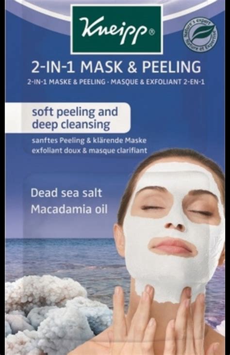 Маска для лица Kneipp Очищающая маска-скраб с солью Мертвого моря и ...