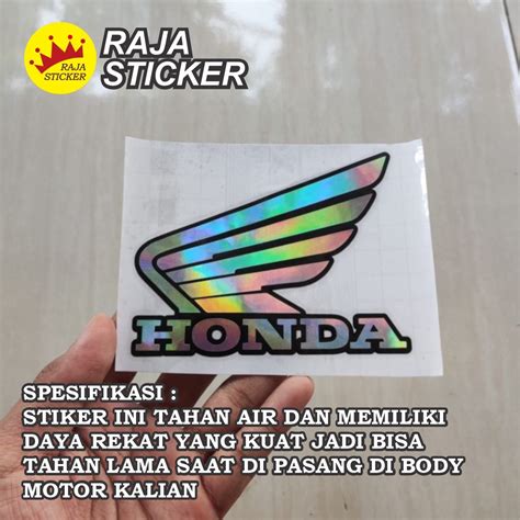Jual STIKER STICKER CUTTING LOGO HONDA SAYAP Shopee Indonesia