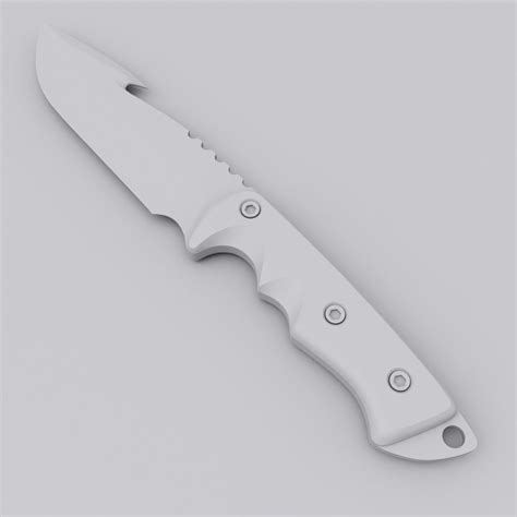 Printable Knife 3d Model 3d Printable Cgtrader