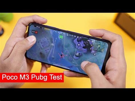 Poco M PUBG Gaming Test With FPS Heating Battery Drain Graphics Gameplay Hindi YouTube