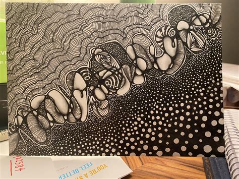 A Dimension Not Only Of Sight And Sound But Of Mind R Zentangle