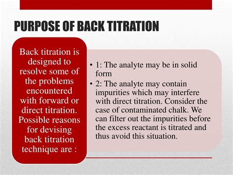 Ppt Back Titration Powerpoint Presentation Free Download Id773702